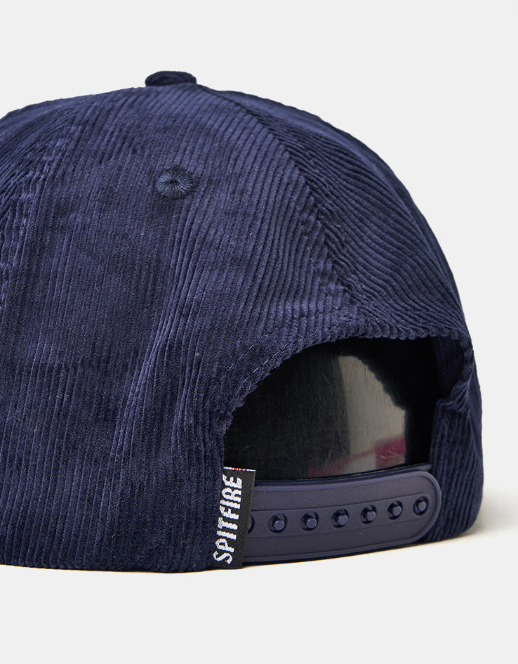 Spitfire Demon Script Cap - Navy/Red